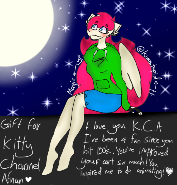 Gift for Kitty Channel Afnan - ibisPaint