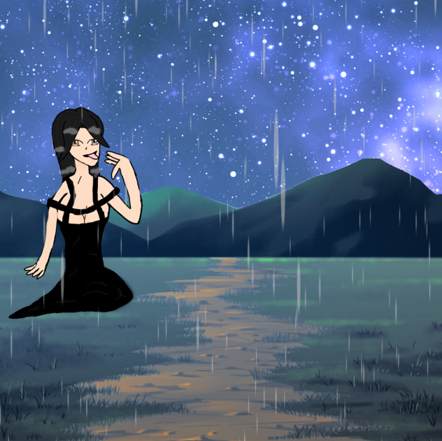 Rainy night - ibisPaint