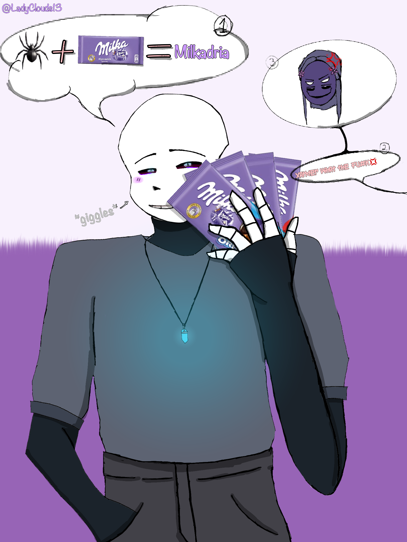 Underpurple Xander with Milkadria - ibisPaint