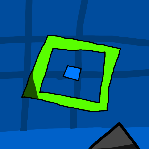 Beginner in Geometry Dash - ibisPaint