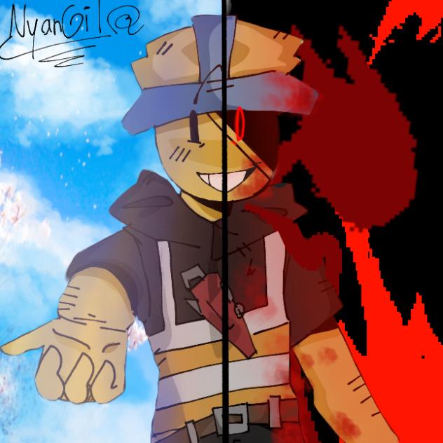 HATRED AND BUILDERMAN - ibisPaint