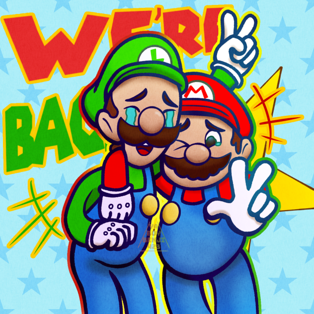 Mario & Luigi RPG We’re Back! - ibisPaint
