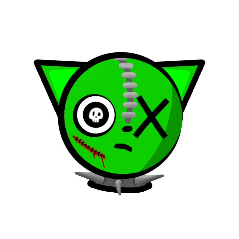 a zombie cat - ibisPaint