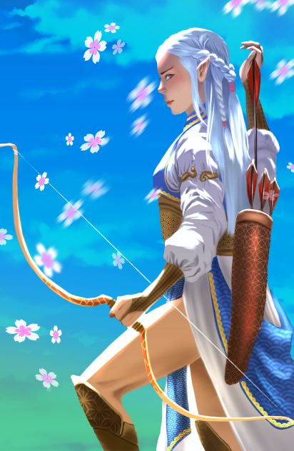 Elf Archer - ibisPaint