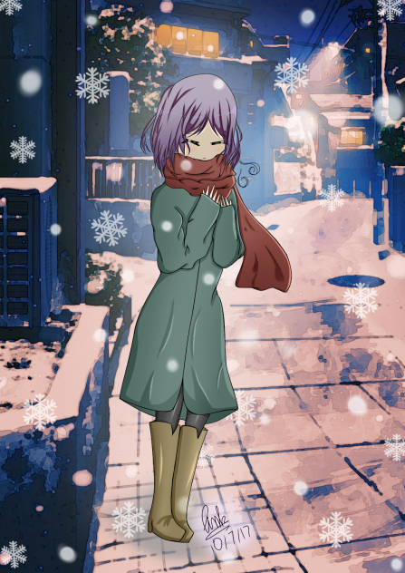 Snow Fall - ibisPaint