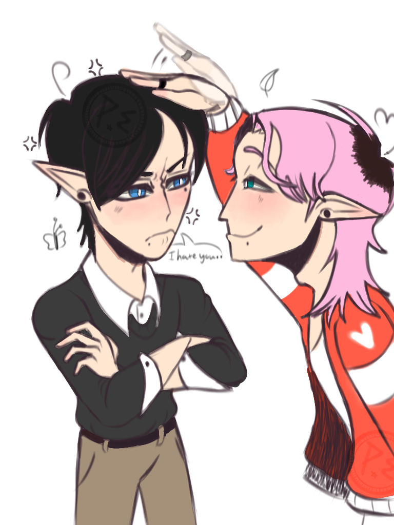 Eros and Anteros bonding! - ibisPaint