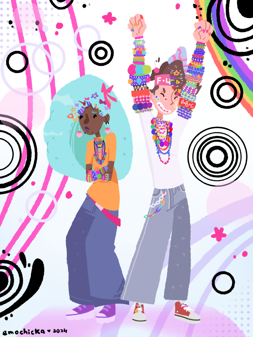 kandi raver kids - ibisPaint