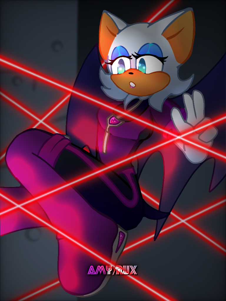 Rouge the Bat in Sonic Prime - ibisPaint