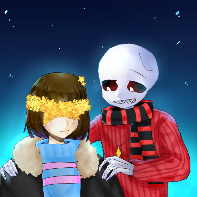 flowerfell sans&frisk - ibisPaint