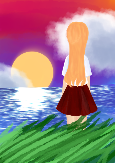 sunset 🌅 - ibisPaint