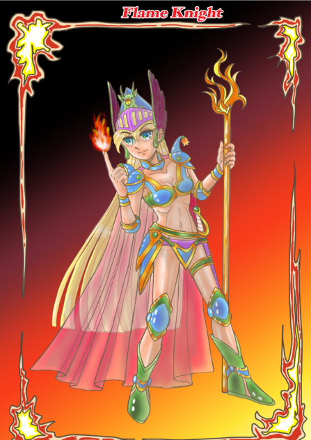 Flame Knight - ibisPaint