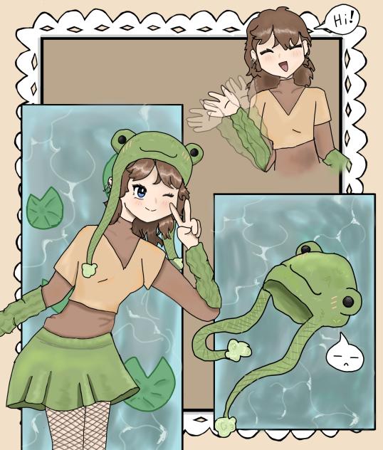 Frog outfit - ibisPaint