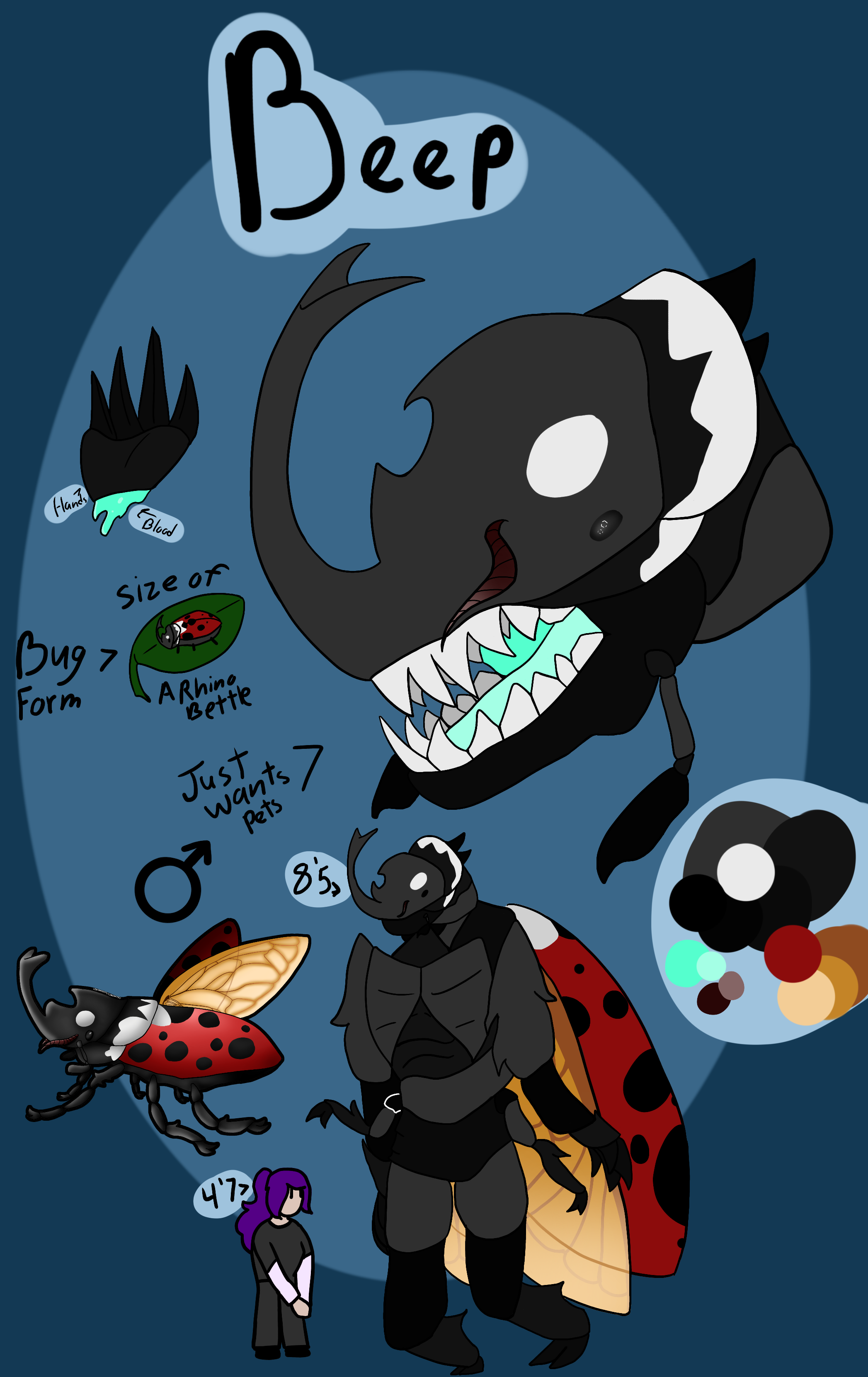 Beep the bug knight - ibisPaint