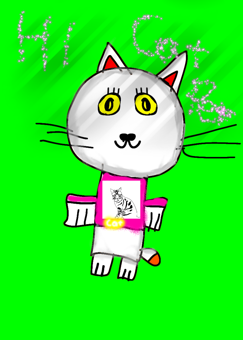 hi cat pet - ibisPaint