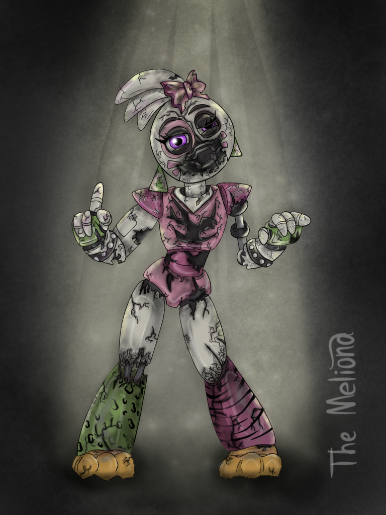 Shattered Glamrock Chica - ibisPaint