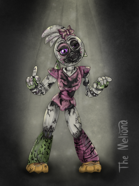 Shattered Glamrock Chica - ibisPaint
