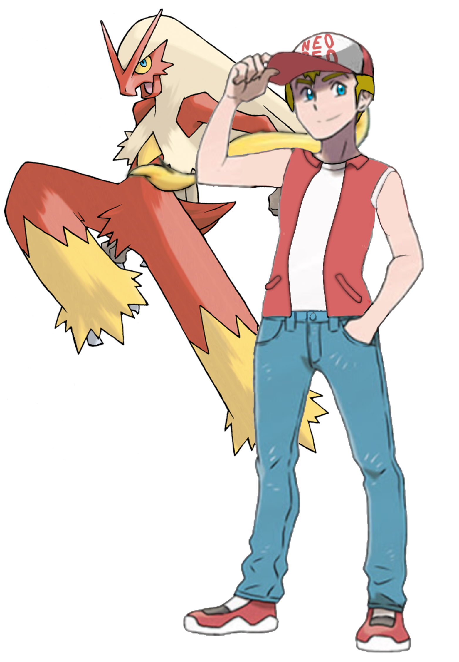 Terry as a Pokémon Trainer - ibisPaint
