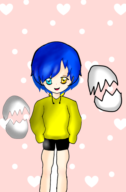 Gril egg - ibisPaint