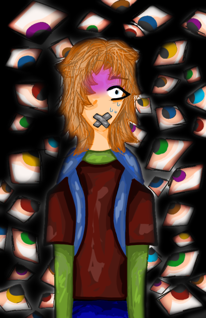 Can you stop looking....please.....! - ibisPaint