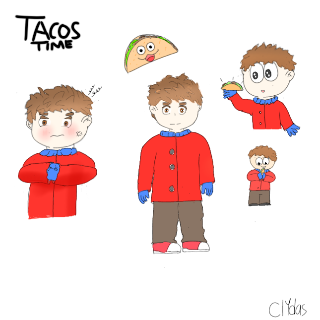 Clyde with his food - ibisPaint