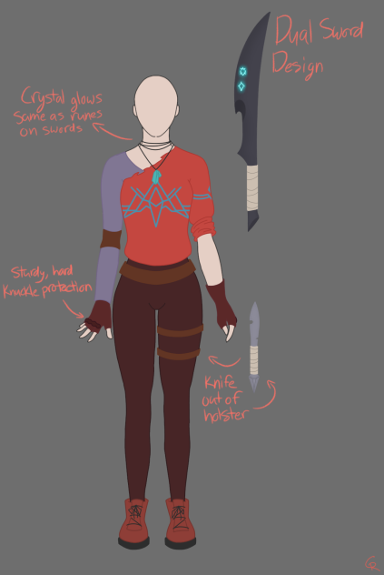 Arcane self insert character design - ibisPaint