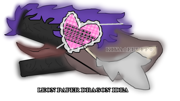 Paper puppet dragon Idea - ibisPaint