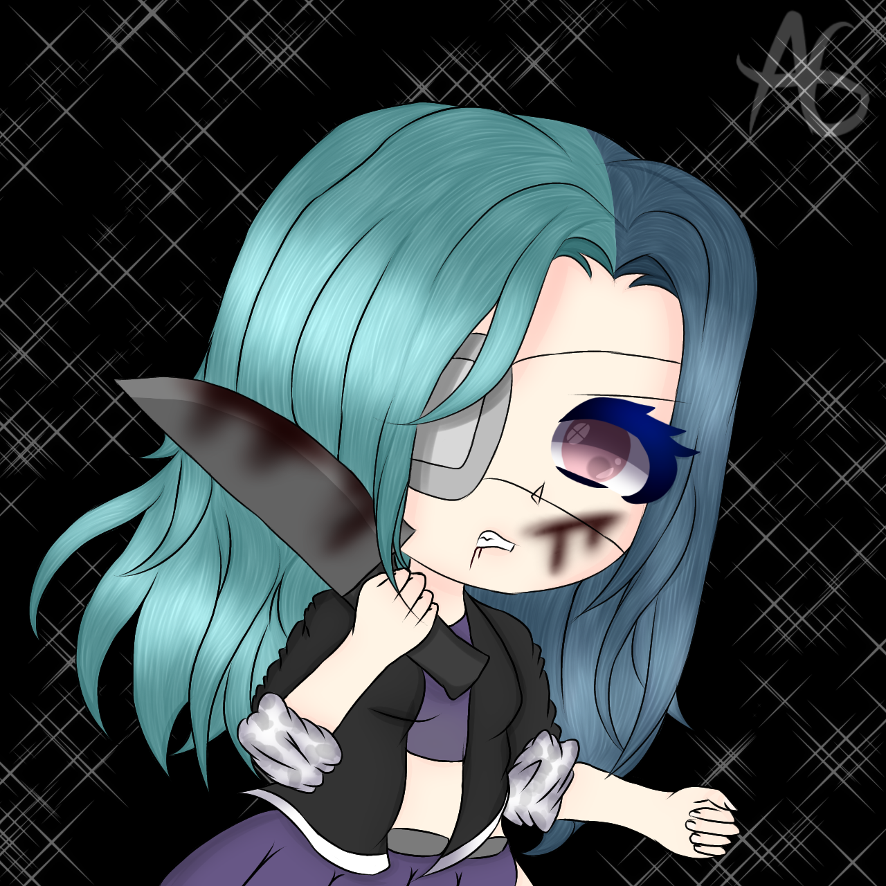 TW BL00D Elle new oc speededit - ibisPaint