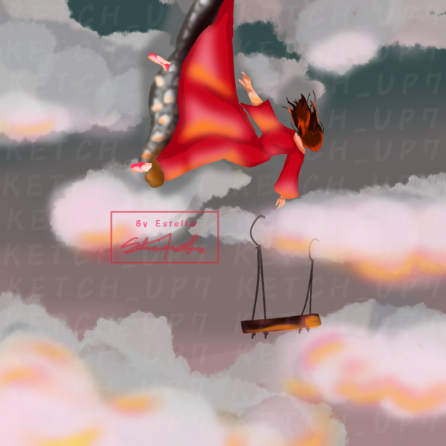 Cotton candy clouds - ibisPaint