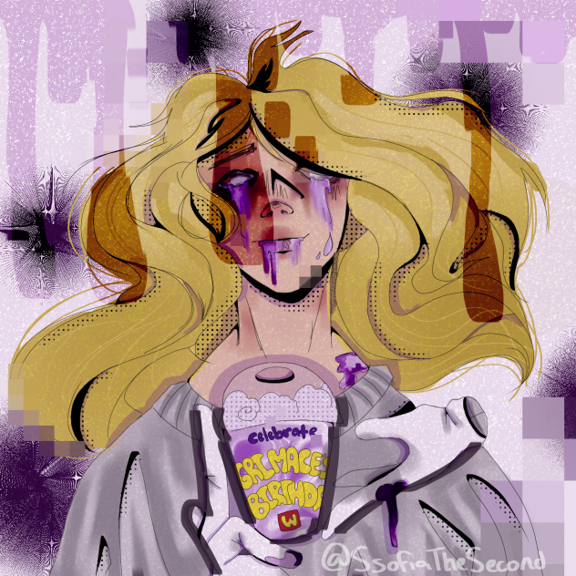 Happy Birthday Grimace - ibisPaint