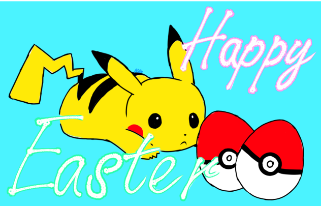 Happy Pika-Easter! - ibisPaint