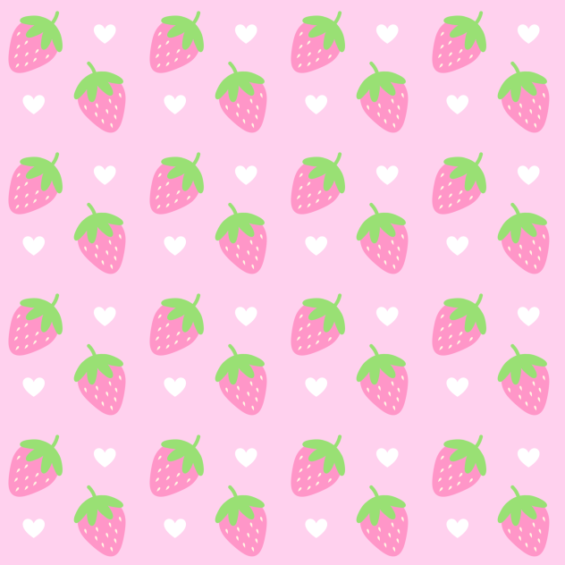 Cute Strawberry Pattern - ibisPaint