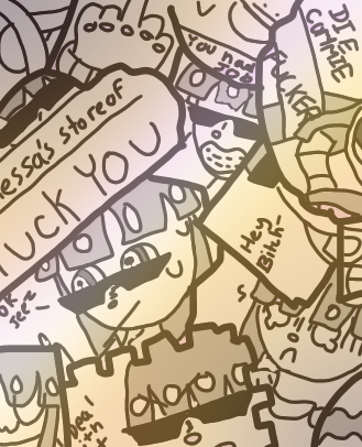 Vanessa F!ck you! Poster image - ibisPaint