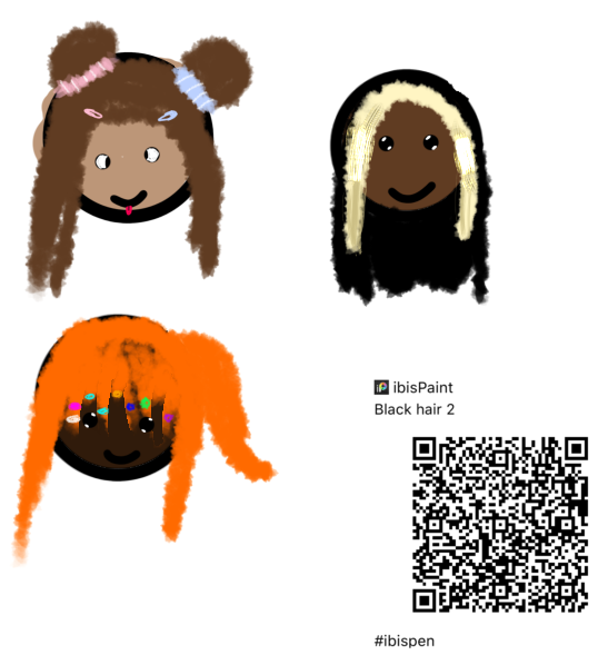 Black hair 2 - ibisPaint