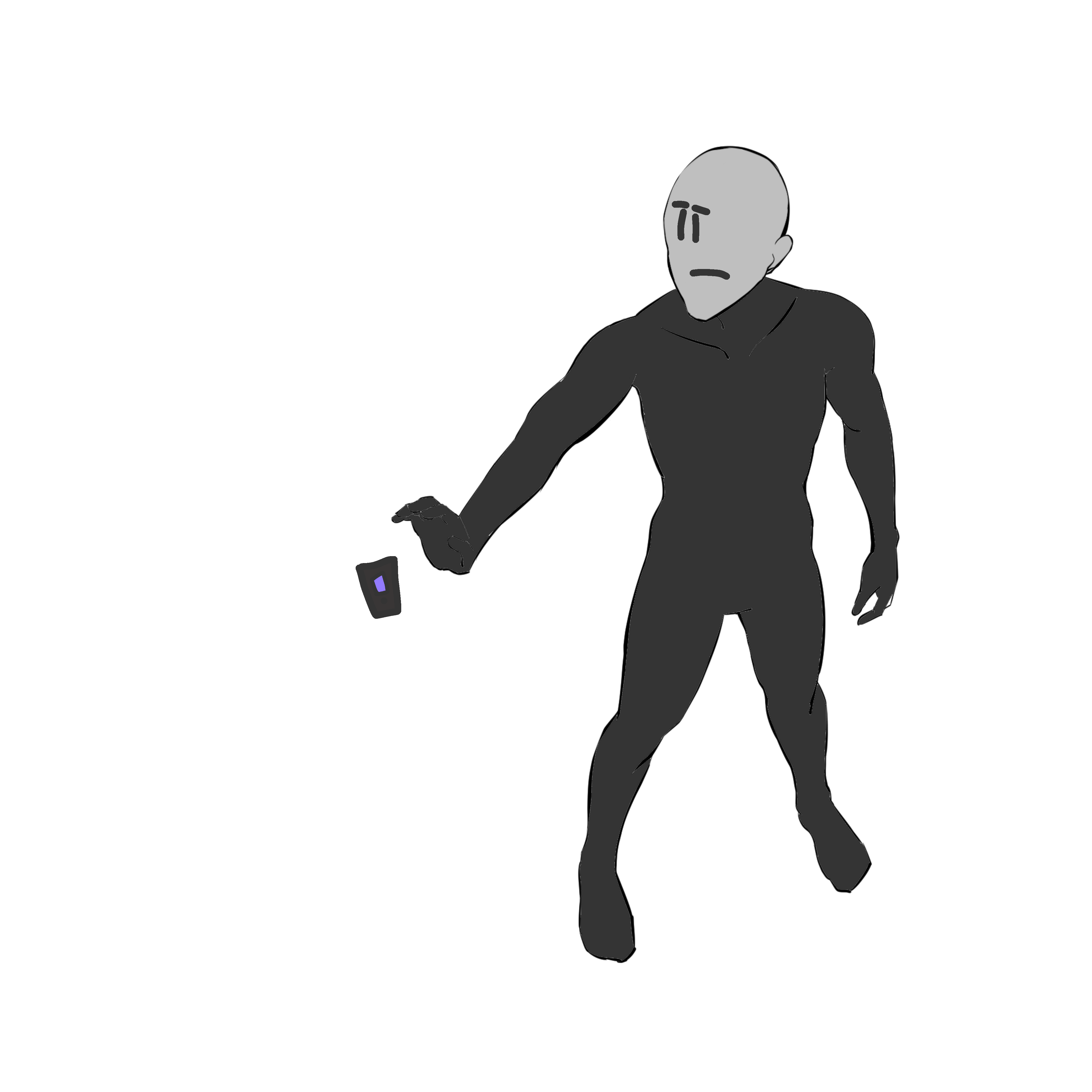 My stickman as a human shape - ibisPaint