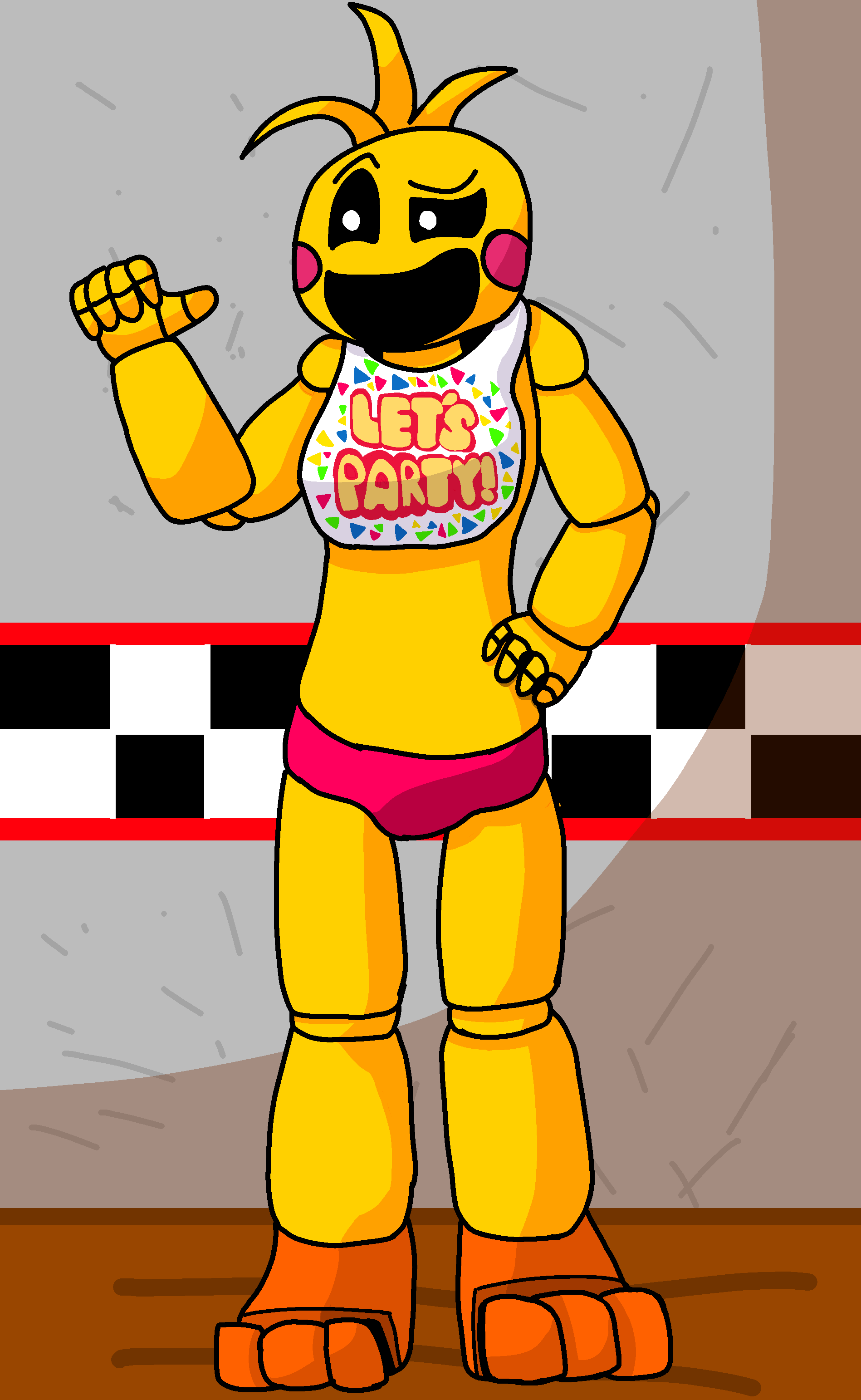 the only normal fanart of Toy Chica. - ibisPaint