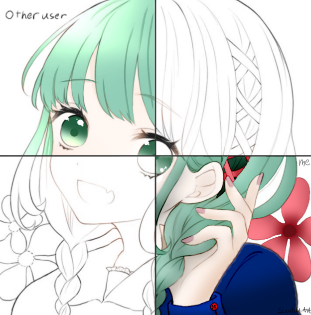 Other user VS me - ibisPaint