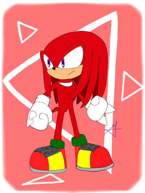 knuckles the echidna - ibisPaint