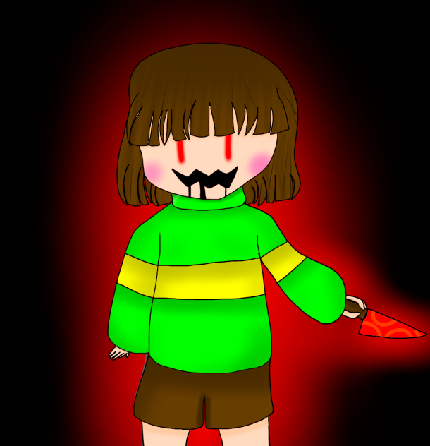 Fanart #3 - Undertale Chara - ibisPaint