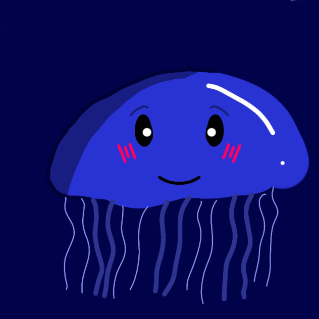 smiley jellyfish - ibisPaint