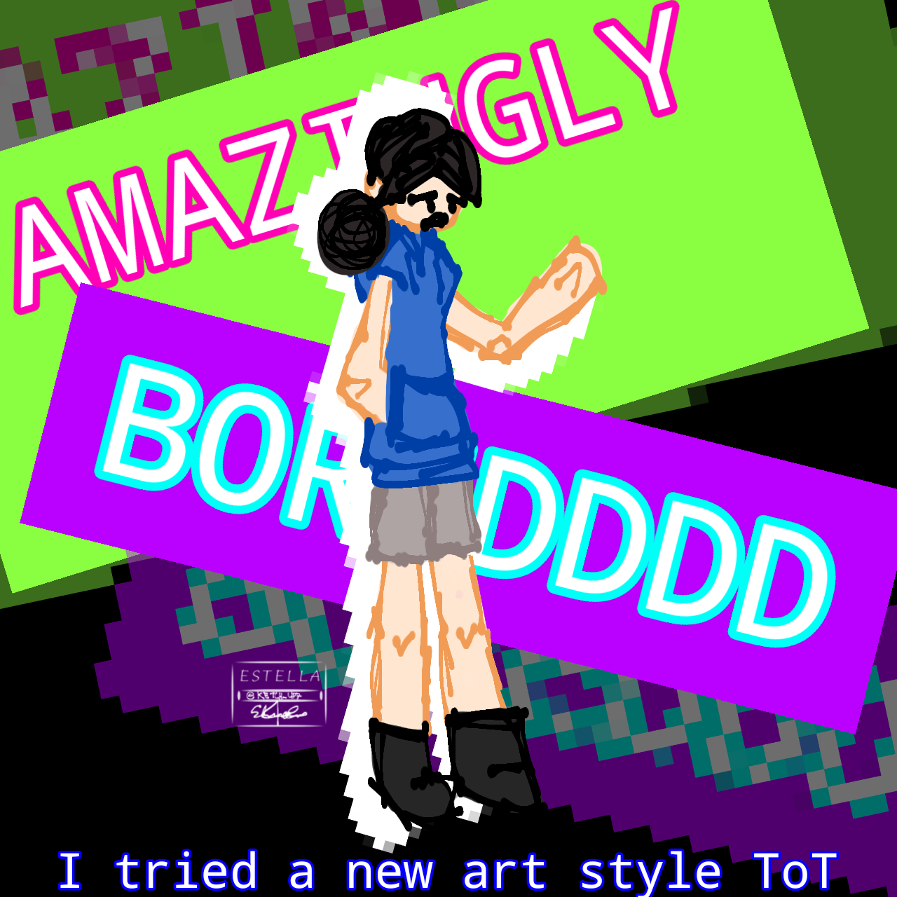 Boredom ugh - ibisPaint