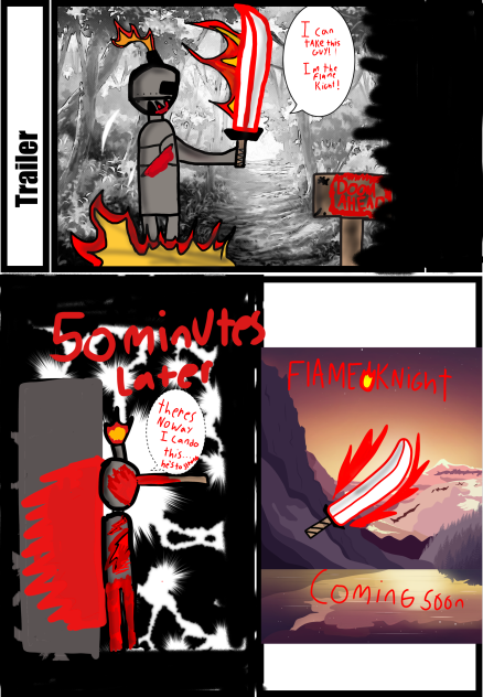 Flame knight trailer - ibisPaint