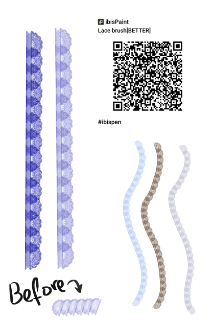 lace brush (better) - ibisPaint