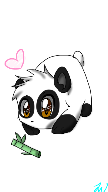 Chibi Panda - ibisPaint