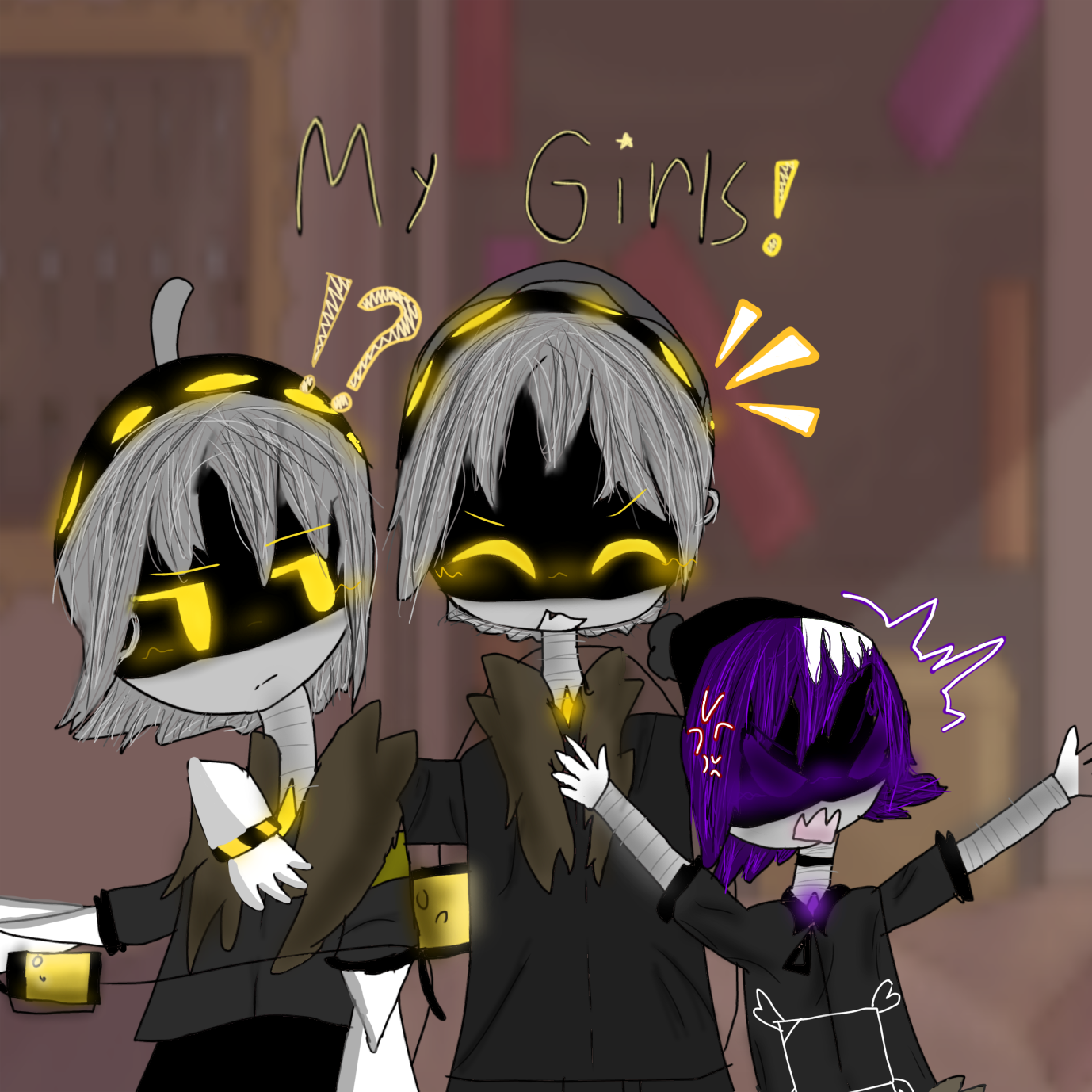 MURDER DRONES MULTISHIP XDD - ibisPaint