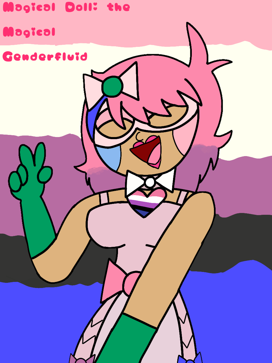 Magical Doll-The Magical Genderfluid - ibisPaint