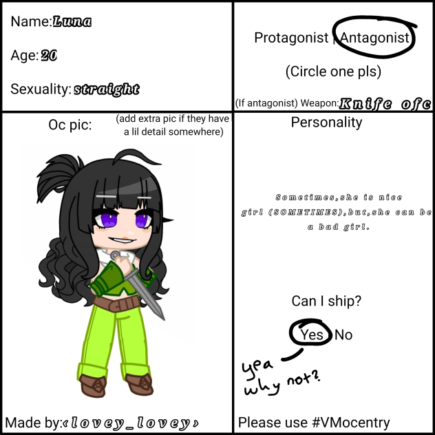 OC sheet (remake) - ibisPaint