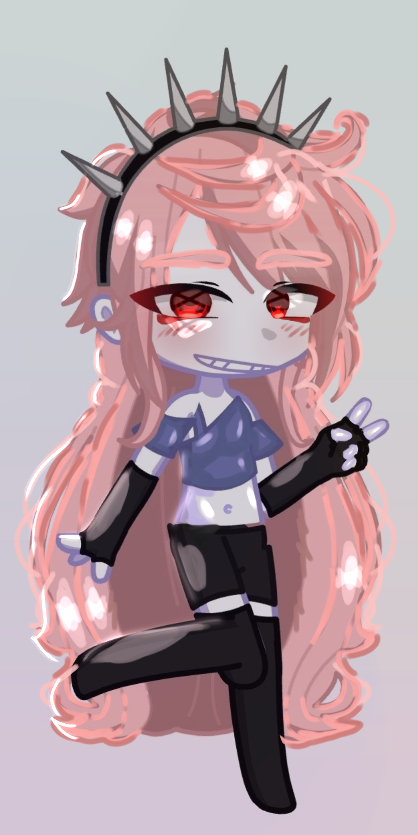 Quick edit of Kat's Oc at 1am - ibisPaint