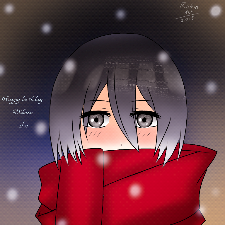 Mikasa_attack on titan 1 prt 2 - ibisPaint