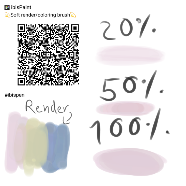 💫soft render or coloring brush💫 - ibisPaint