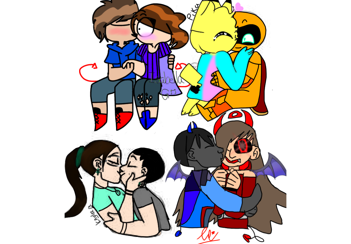 Night x Solar Kissing Solar - ibisPaint